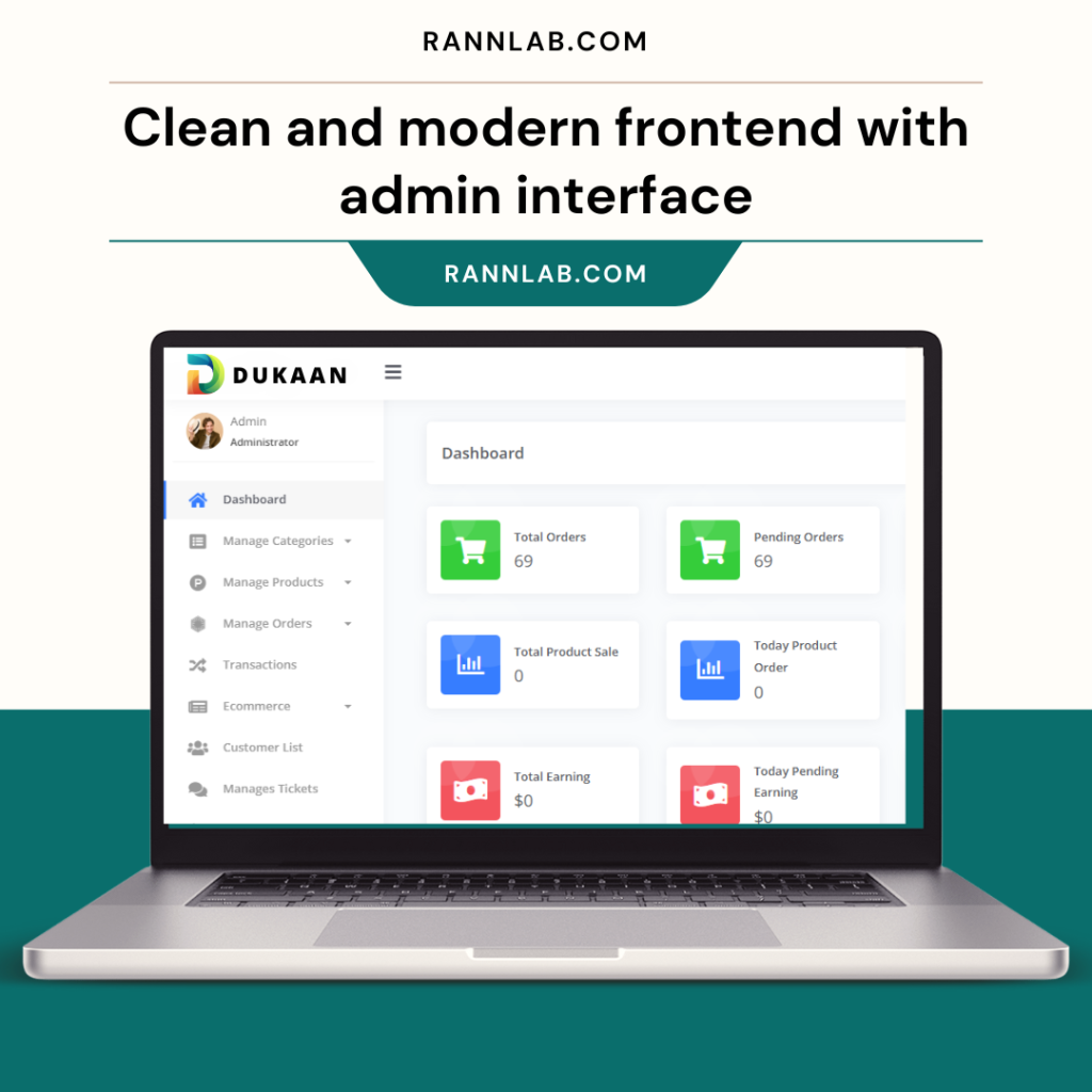 Single Vendor Ecommerce Website Solution Rannlab Technologies